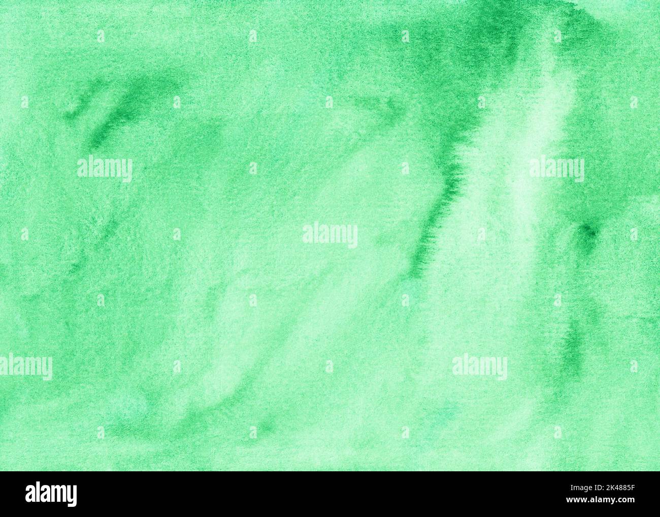 Watercolor liquid light green background texture. Stains on paper Stock ...