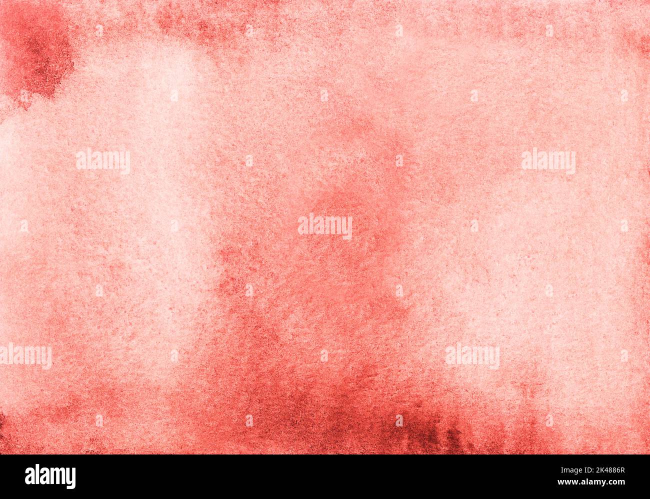 Watercolor old red background texture. Stains on paper Stock Photo - Alamy