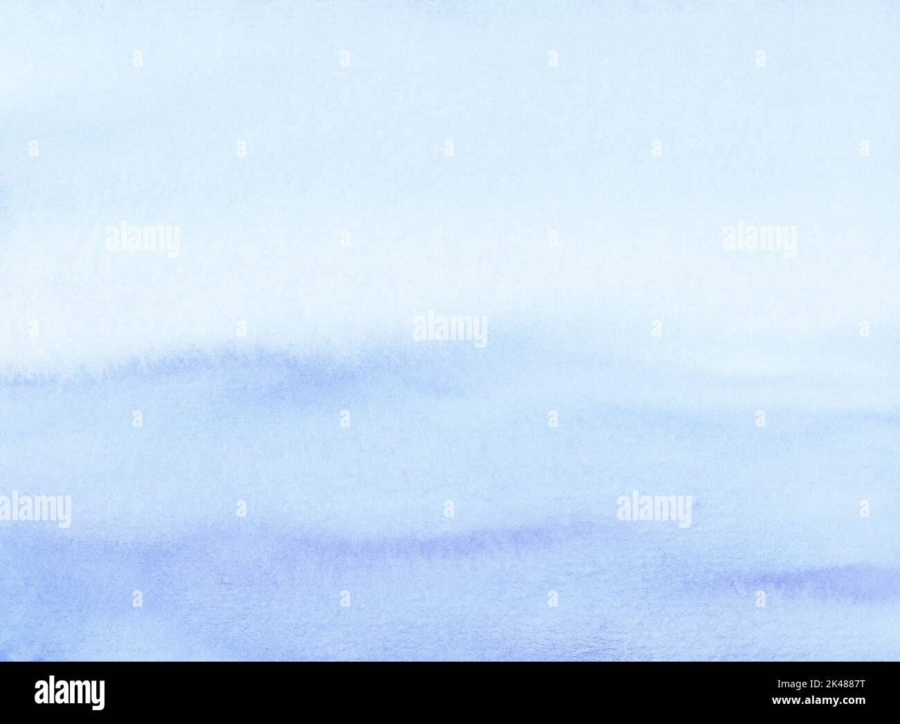 Watercolor pastel blue gradient background hand painted. Watercolour ...