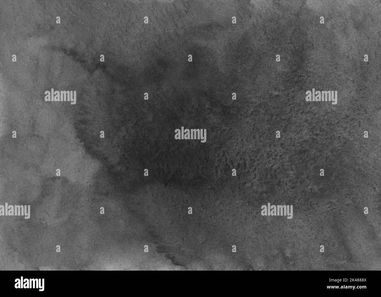 Watercolor black background texture. Aquarelle abstract old monochrome ...