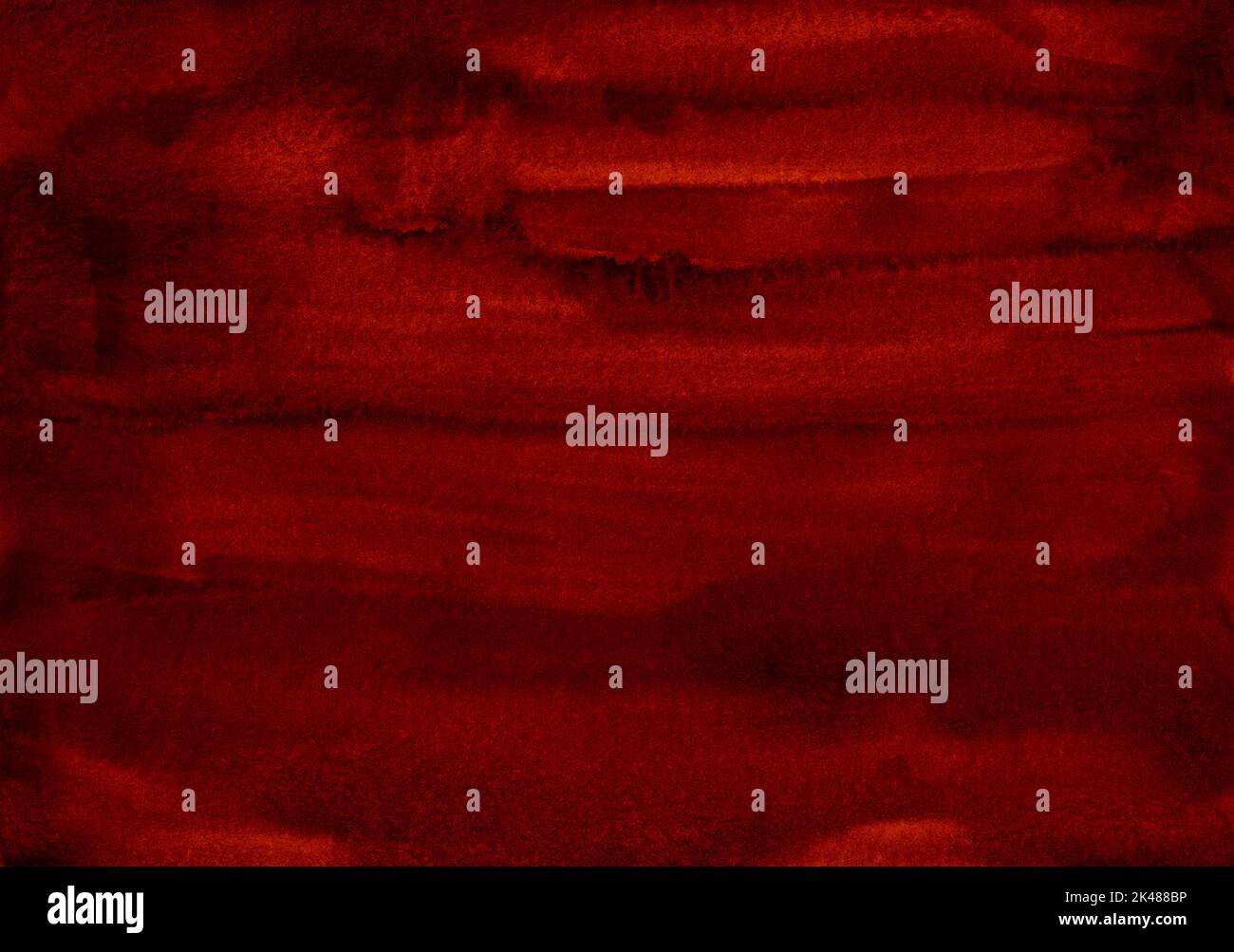 Watercolor deep red texture background hand painted. Red wine color ...
