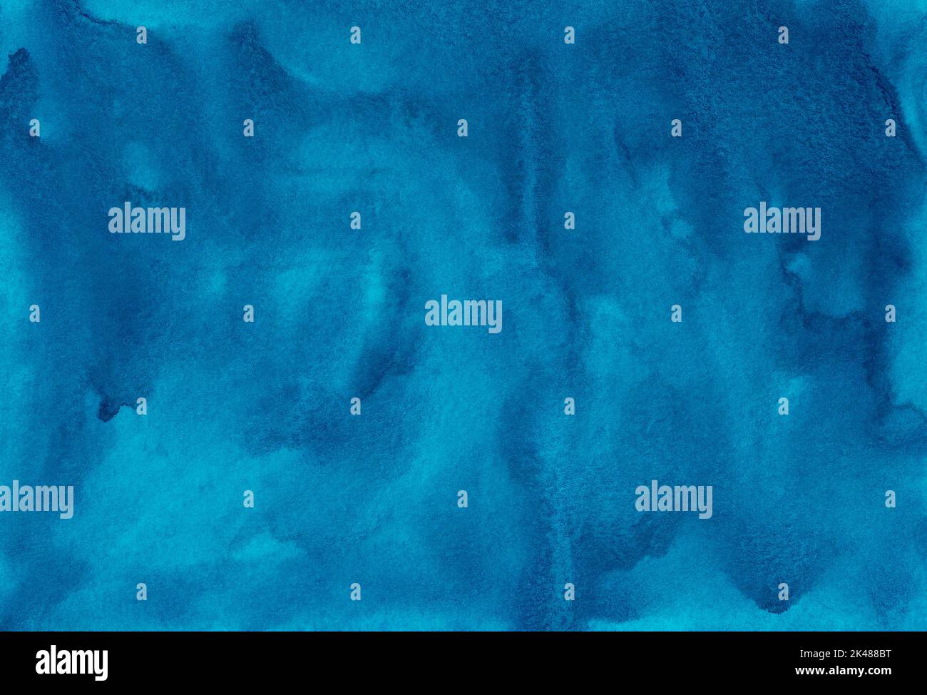 Watercolor deep blue watery background texture. Hand painted ...