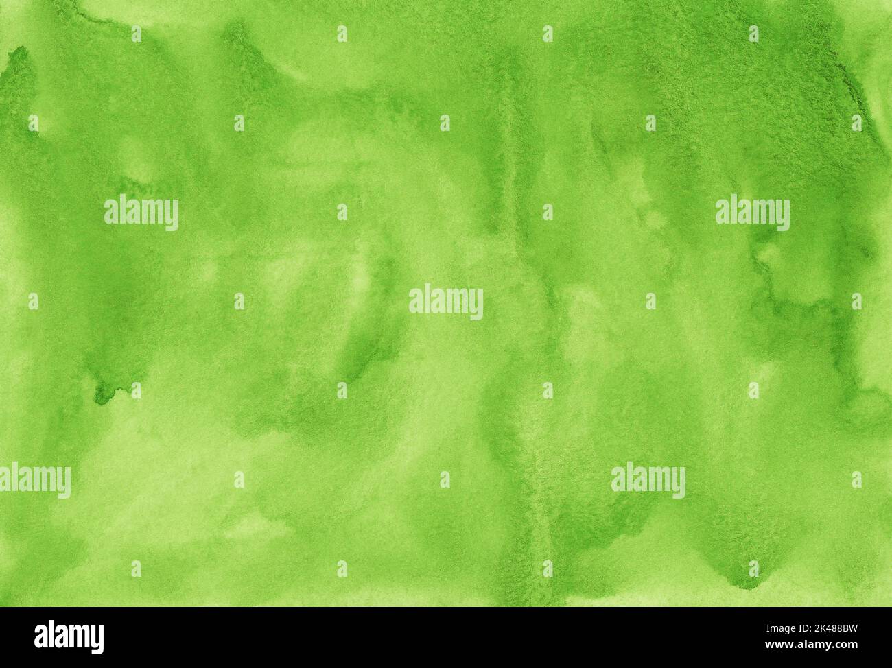 Watercolor green background texture. Aquarelle greenery color backdrop ...