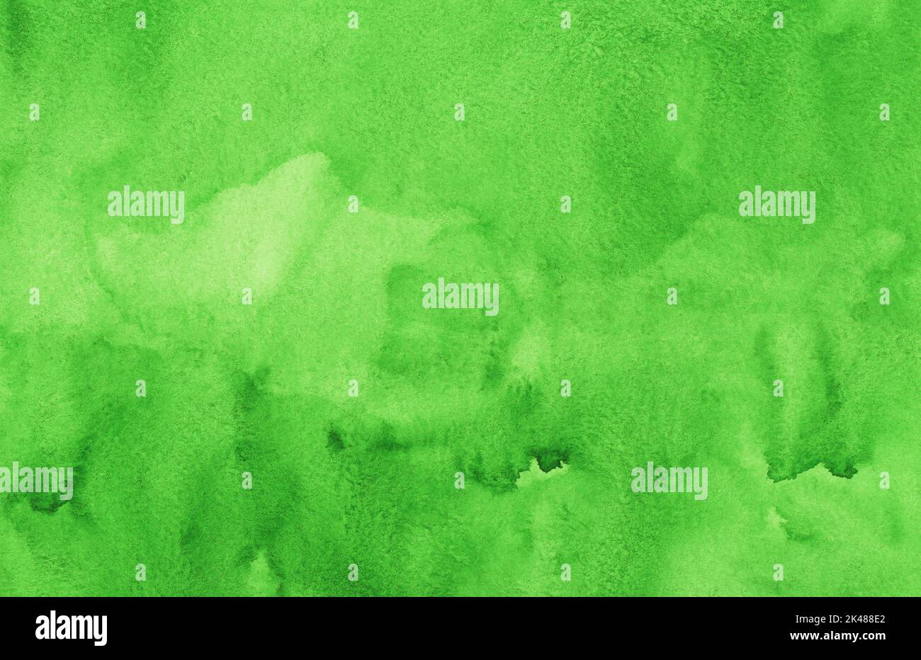 Watercolor green background texture. Aquarelle greenery color backdrop ...
