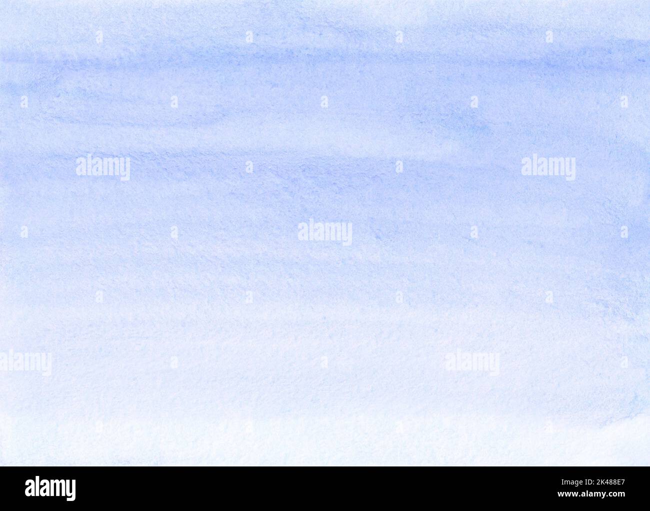 Watercolor pastel blue gradient background hand painted. Watercolour ...
