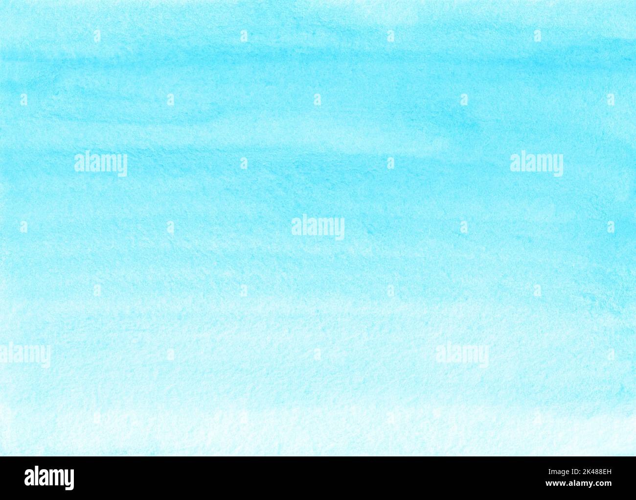 Watercolor light sky blue ombre background texture. Aquarelle abstract ...