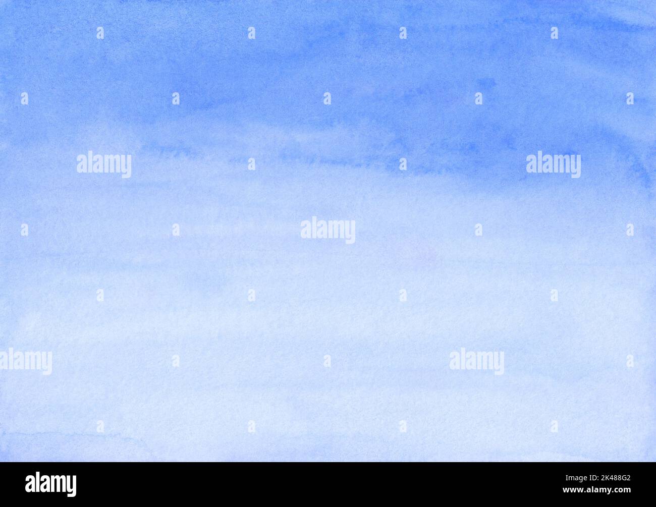 Watercolor light blue gradient background texture. Aquarelle abstract ...
