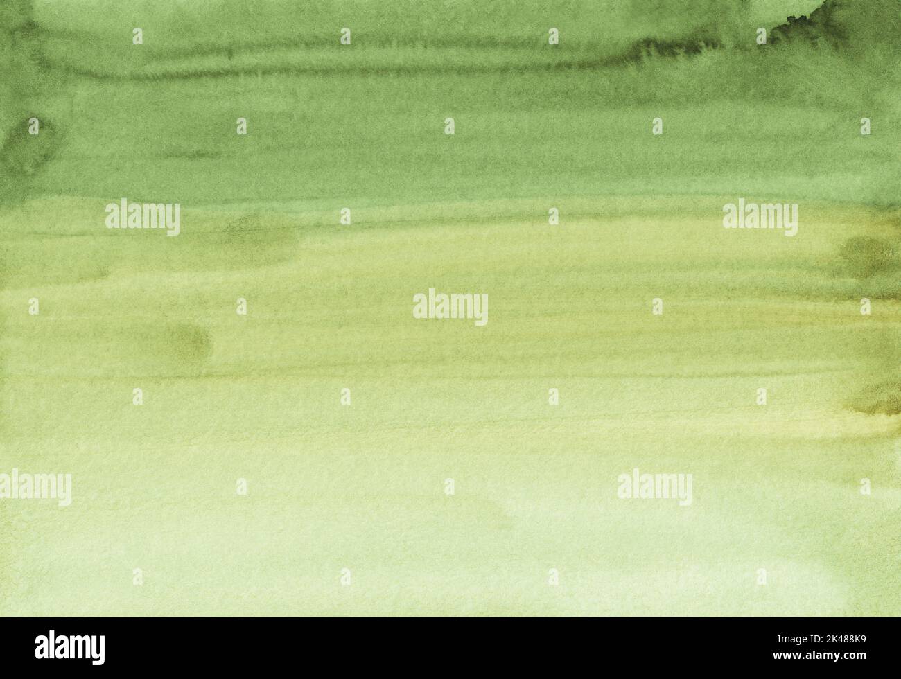 Watercolor mustard green color background texture. Aquarelle abstract ...