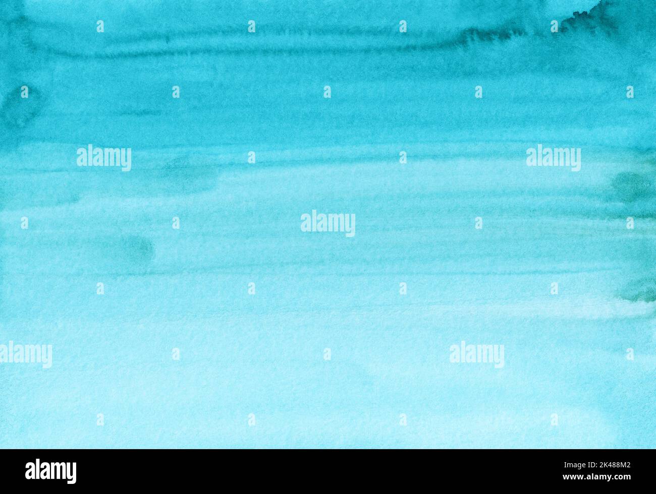 Watercolor bright blue texture background hand painted. Aquarelle sky ...