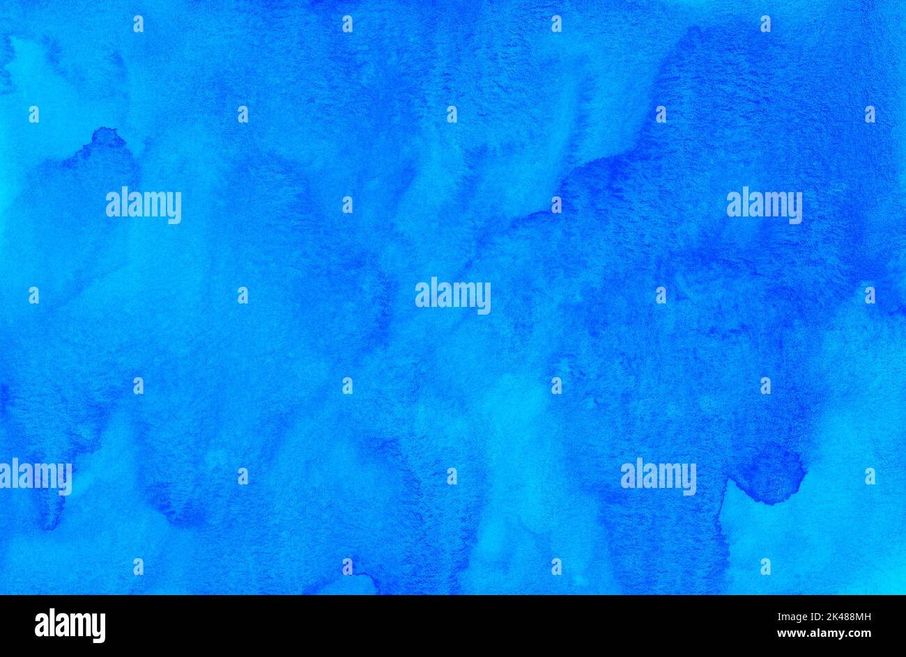 Watercolor watery blue background texture. Hand painted watercolour ...