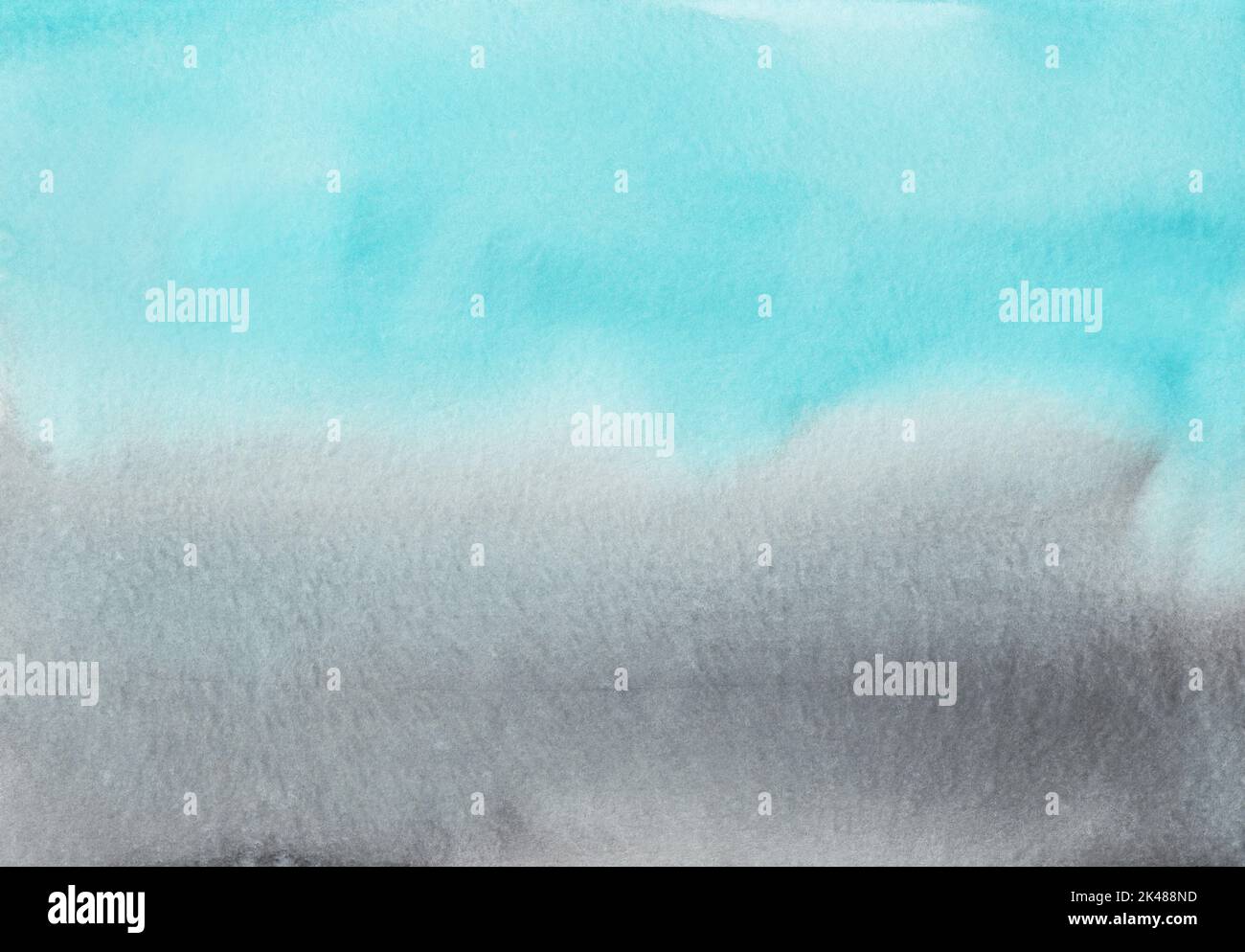 Watercolor light blue and gray gradient background texture ...