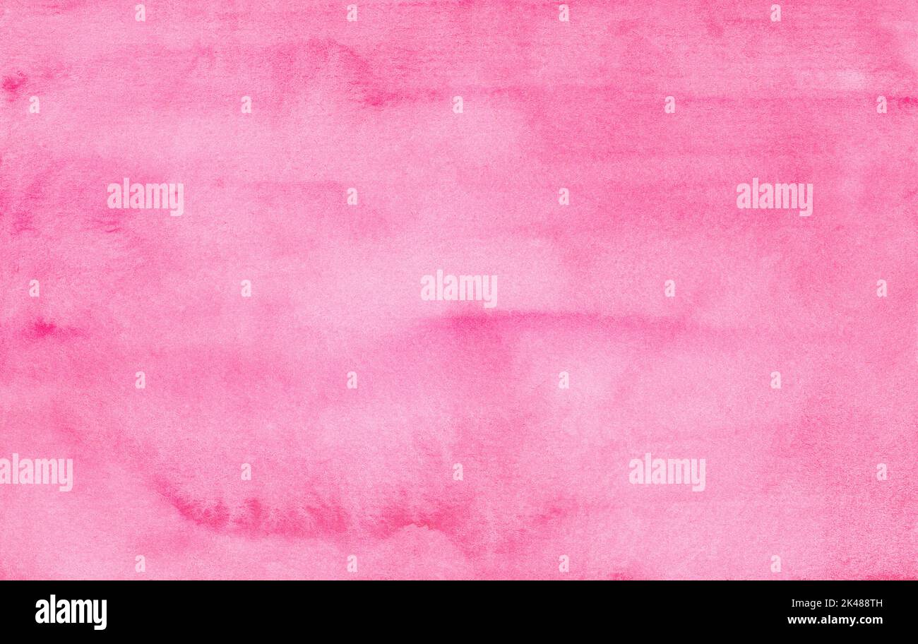 Watercolor light fuchsia background painting Stock Photo - Alamy
