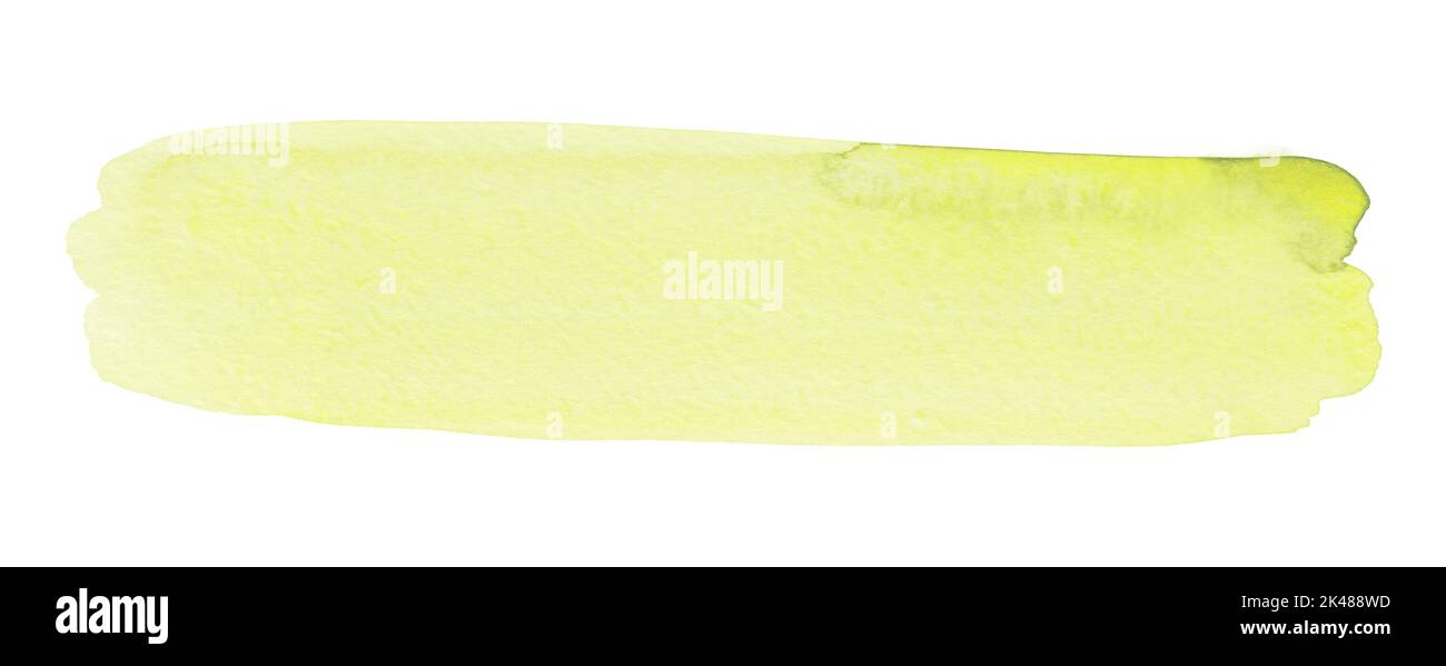 Watercolor lemon color background with space for text isolated. Light ...