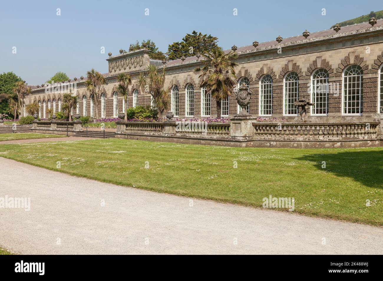 Orangery (1790), Margam Country Park, Margam, Port Talbot, South Wales ...