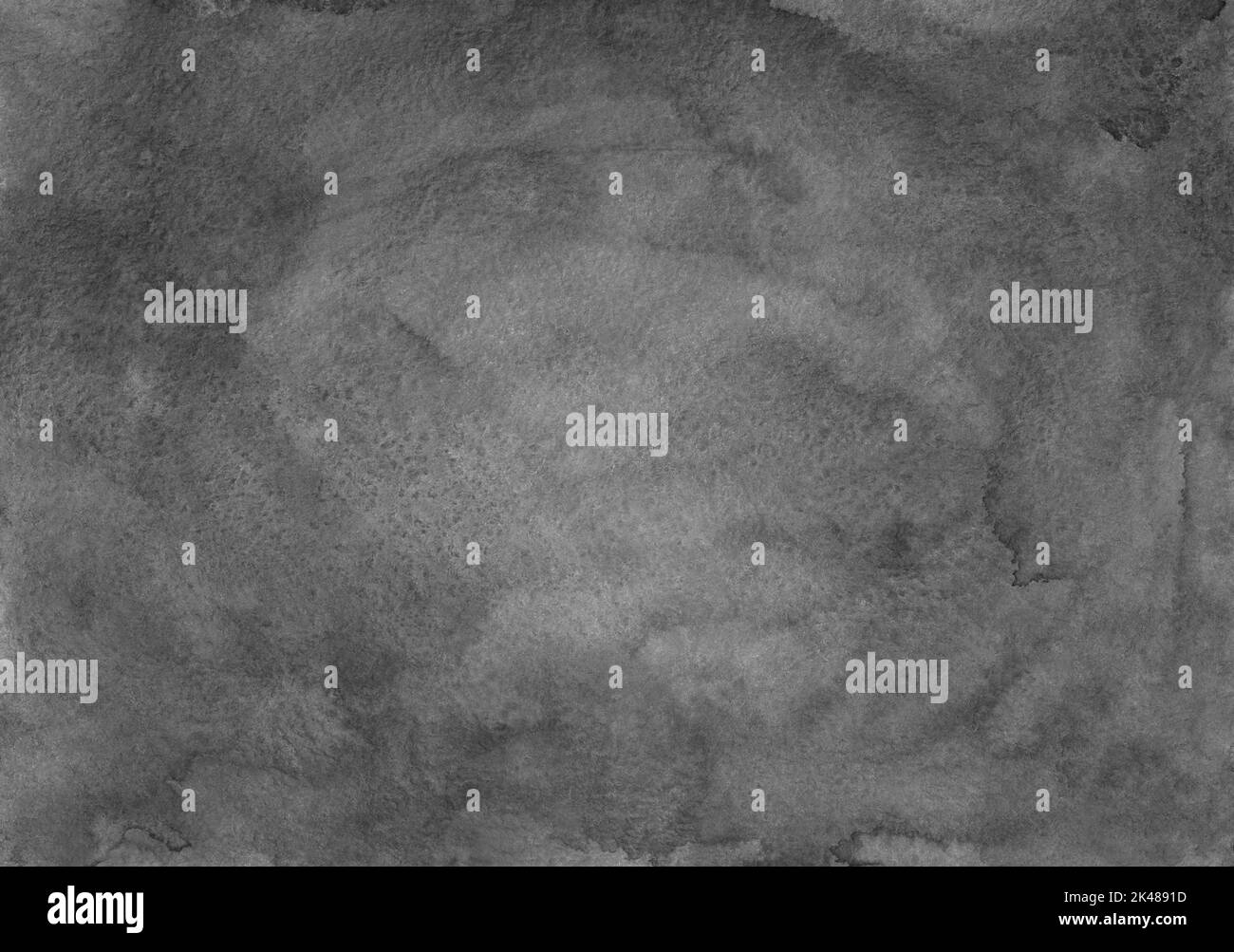 Watercolor dark gray background painting. Monochrome frame gradient ...