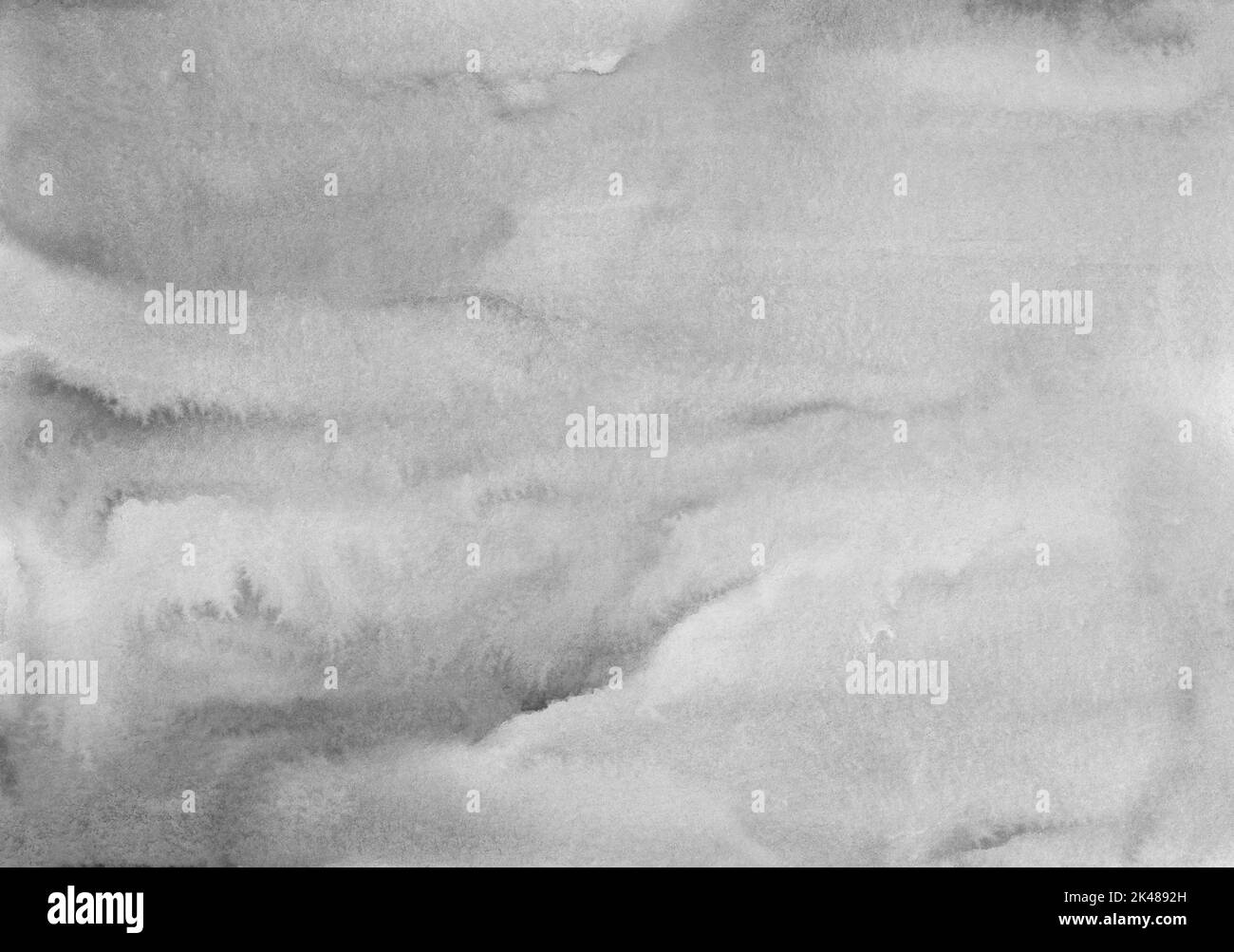 Watercolor calm gray stains on paper background texture. Monochrome ...