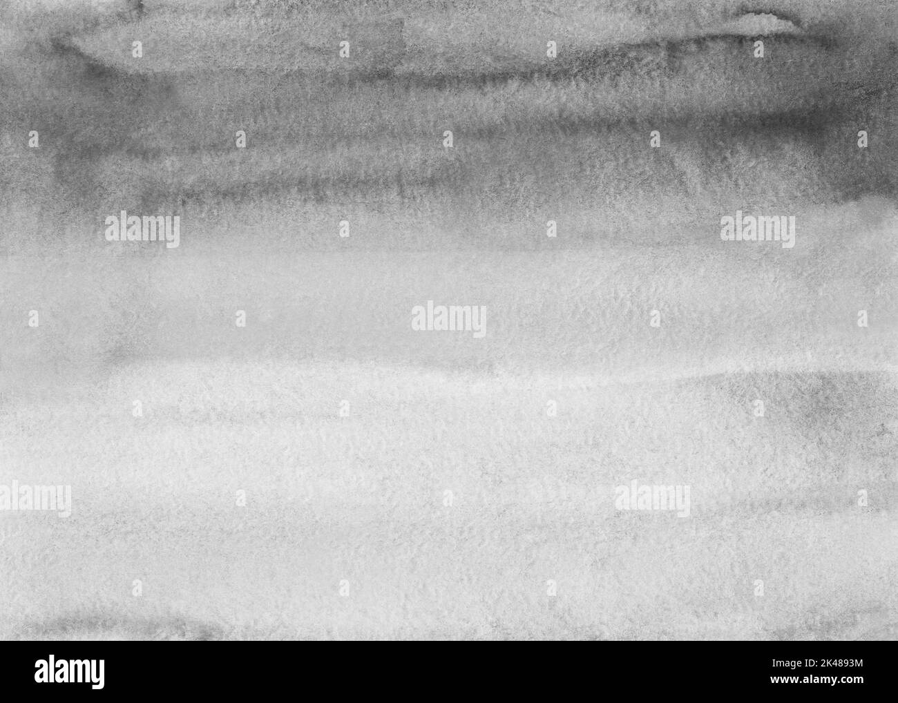 Watercolor black and white gradient background texture. Abstract ...