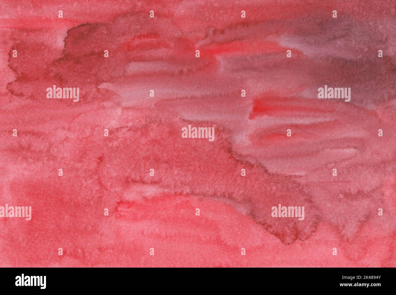 Watercolor red background texture hand painted. Artistic coral color ...