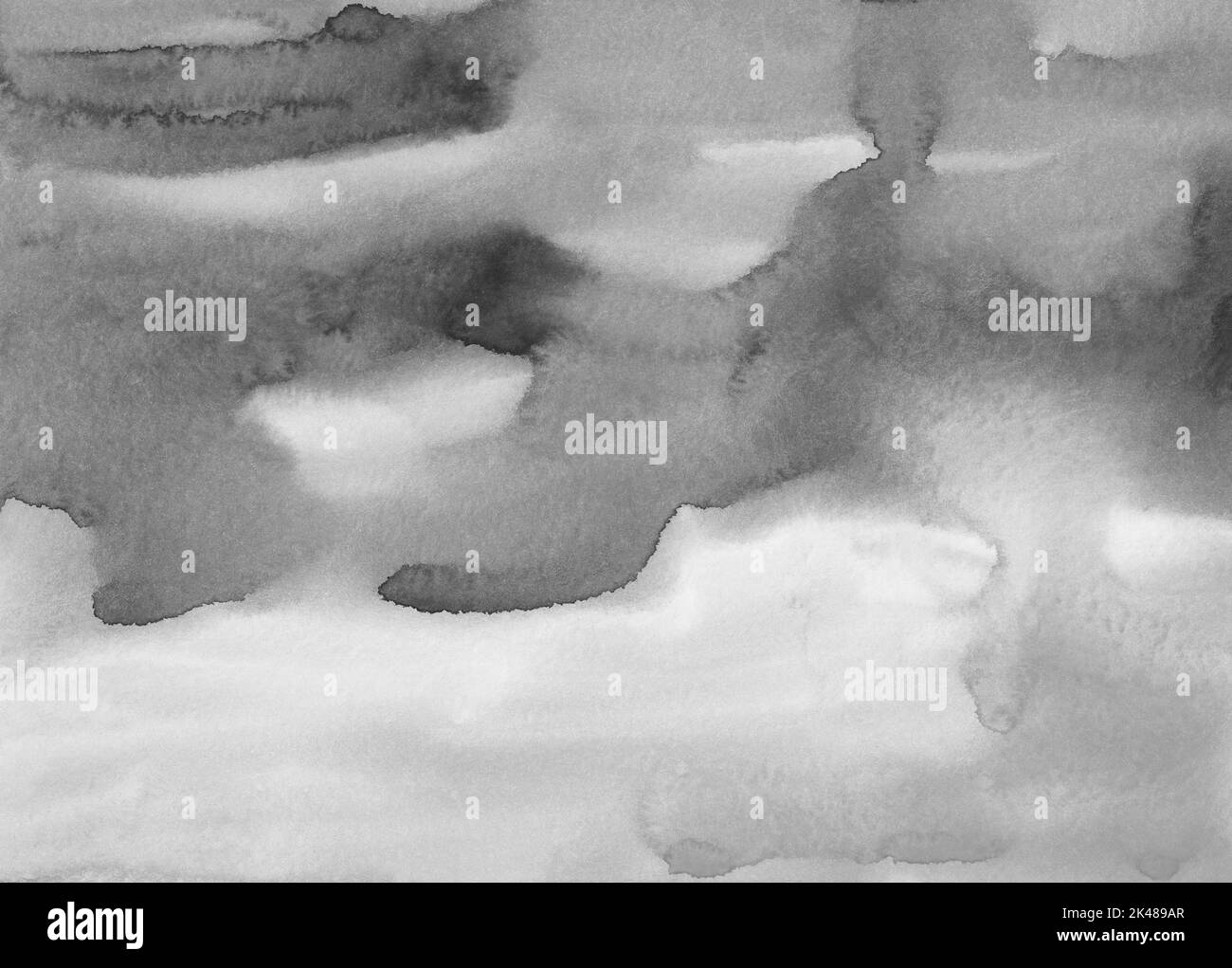 Watercolor dirty gray and black liquid background. Monochrome stains on ...