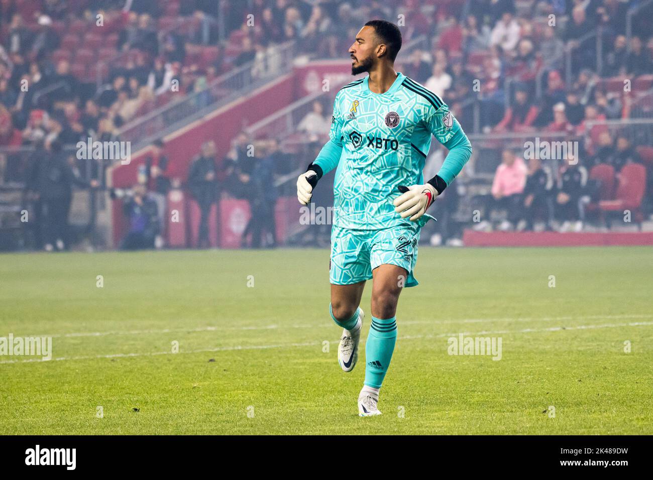Toronto, Canada. 30th Sep, 2022. Drake Callender (27) of Inter Miami ...