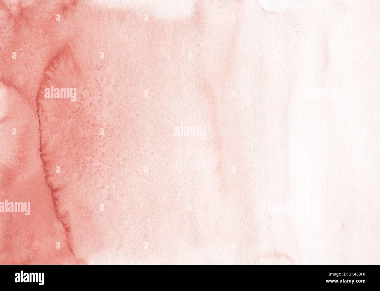 Watercolor pastel ombre red background texture, hand painted. Aquarelle ...