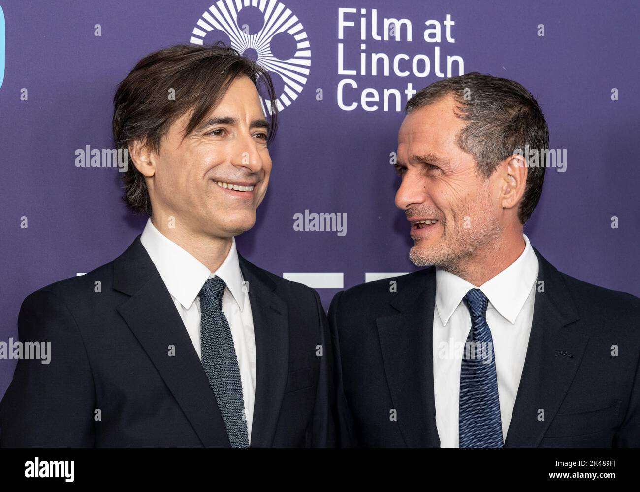 New York, NY - September 30, 2022: Noah Baumbach and David Heyman ...