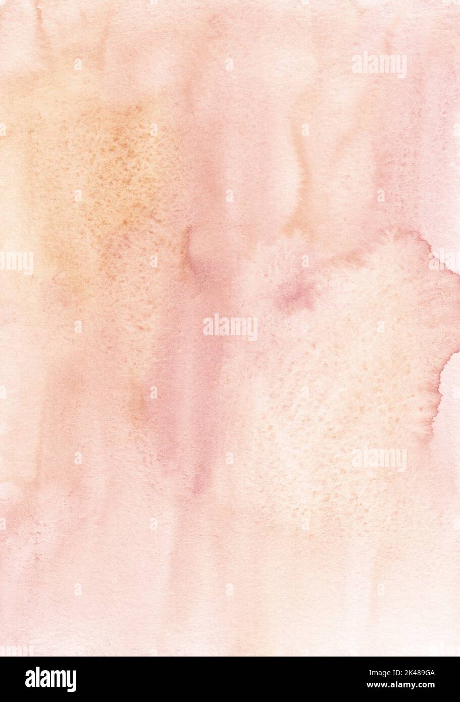 Watercolor gradient pastel peach color background texture, hand painted ...