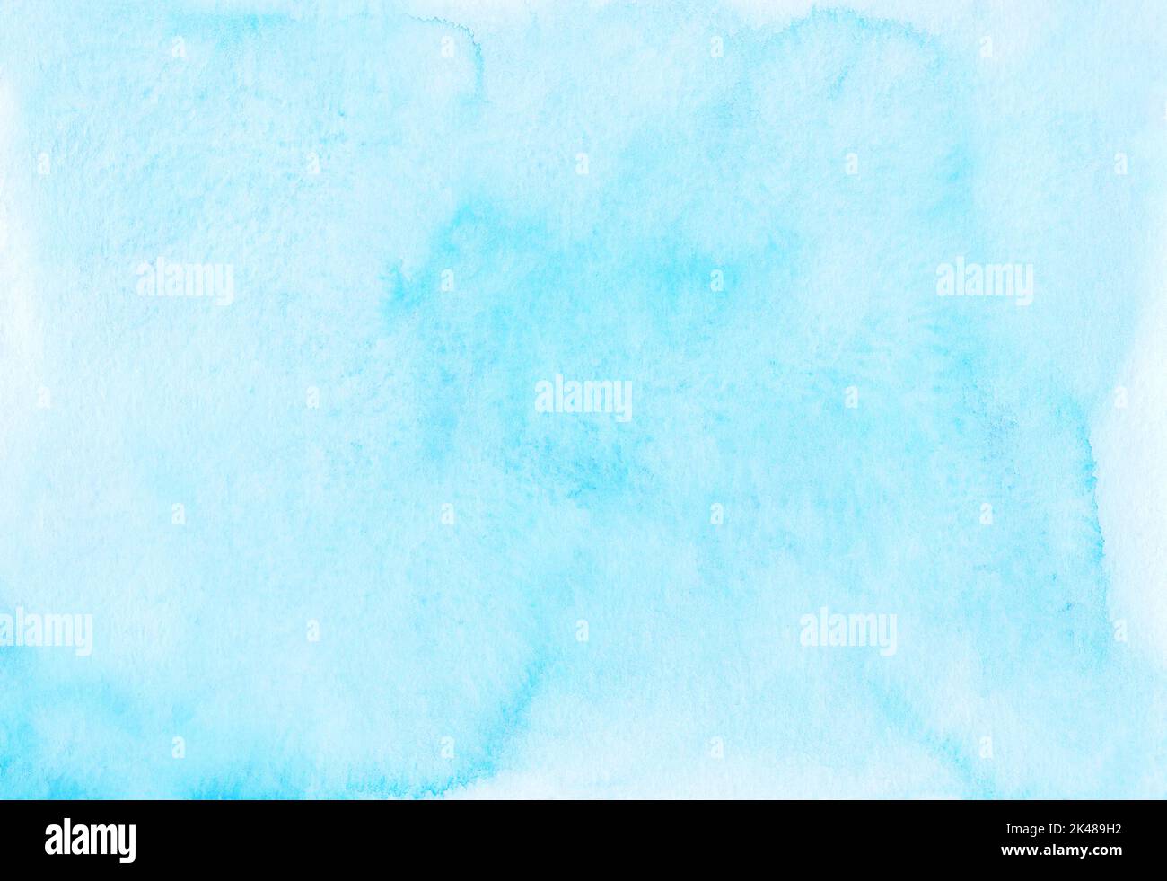 Abstract pastel blue watercolor background texture, hand painted ...