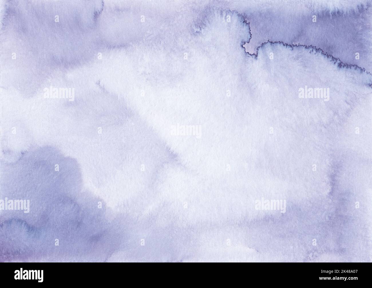 Watercolor light purple background texture. Pastel violet stains on ...