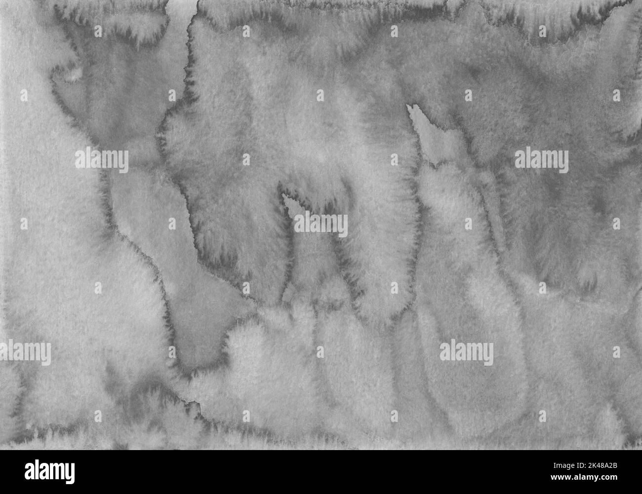 Watercolor gray liquid background texture, hand painted. Artistic black ...