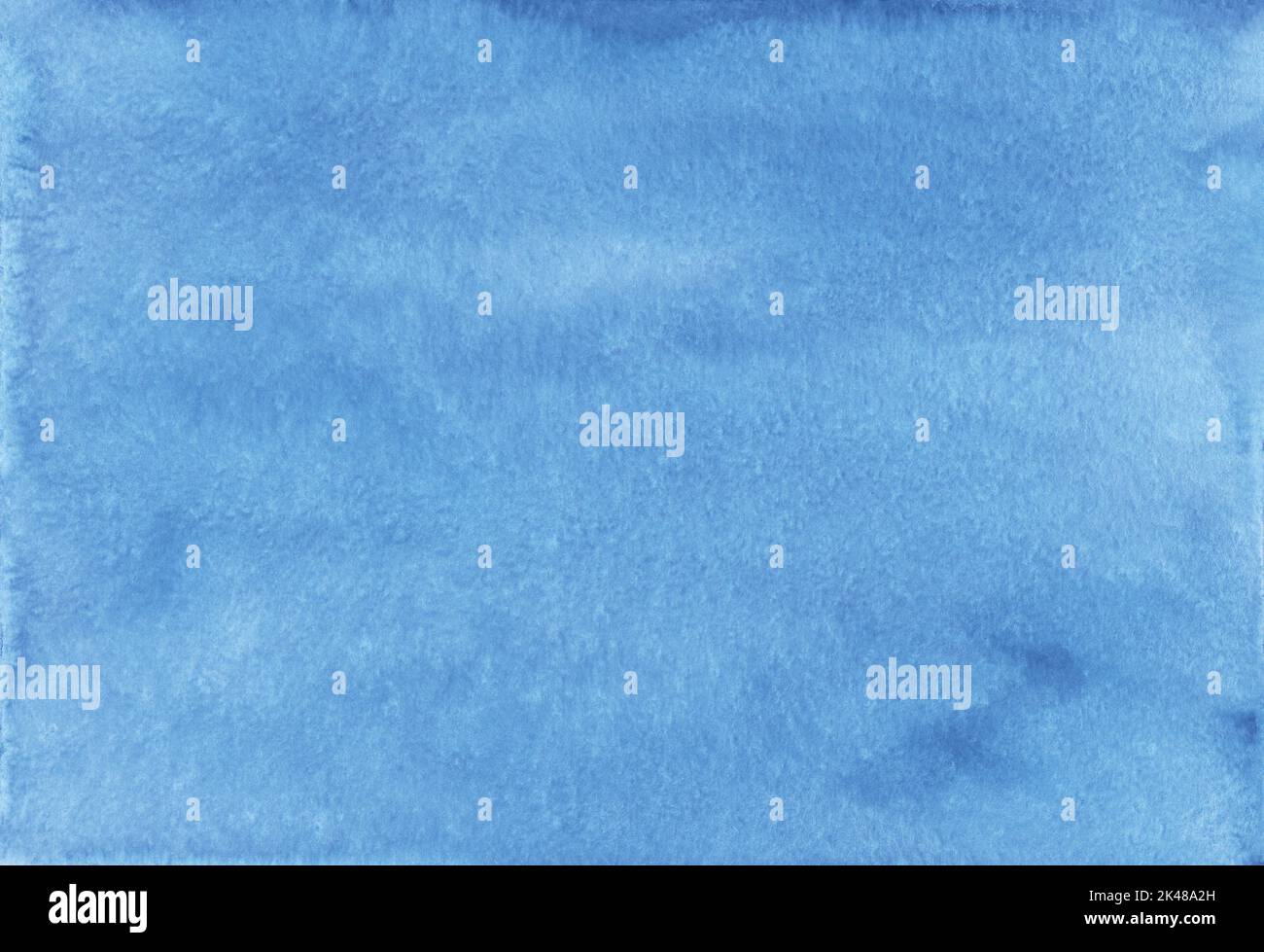 Watercolor calm blue background texture. Watercolour cerulean backdrop ...