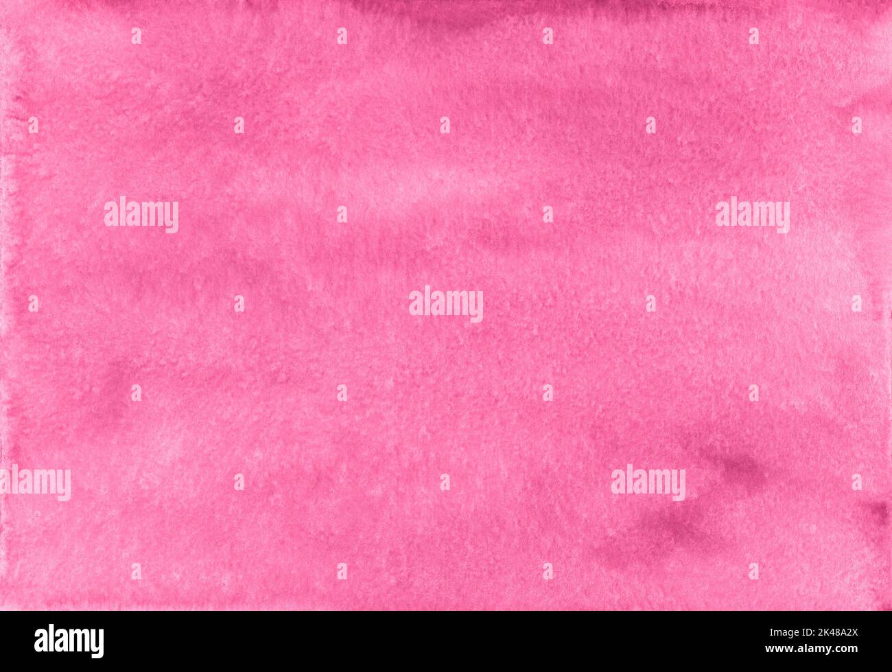 Watercolor strawberry color background painting. Watercolour deep pink ...