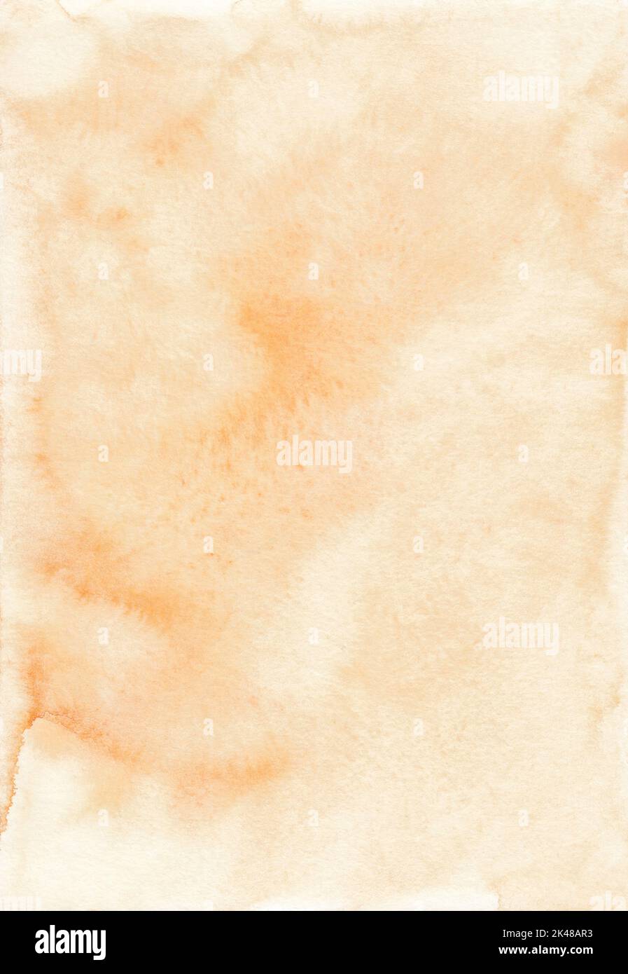 Watercolor pastel peach color background texture. Watercolour backdrop ...