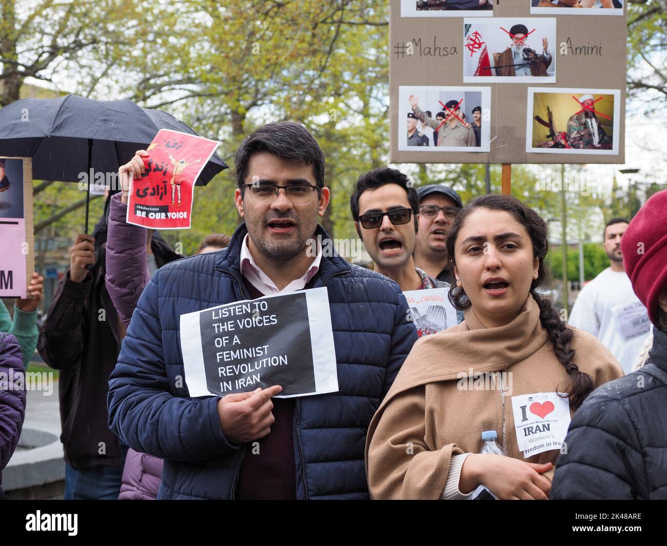 Canberra, Australia. 01st Oct, 2022. Freedom For Iran rally in Canberra ...