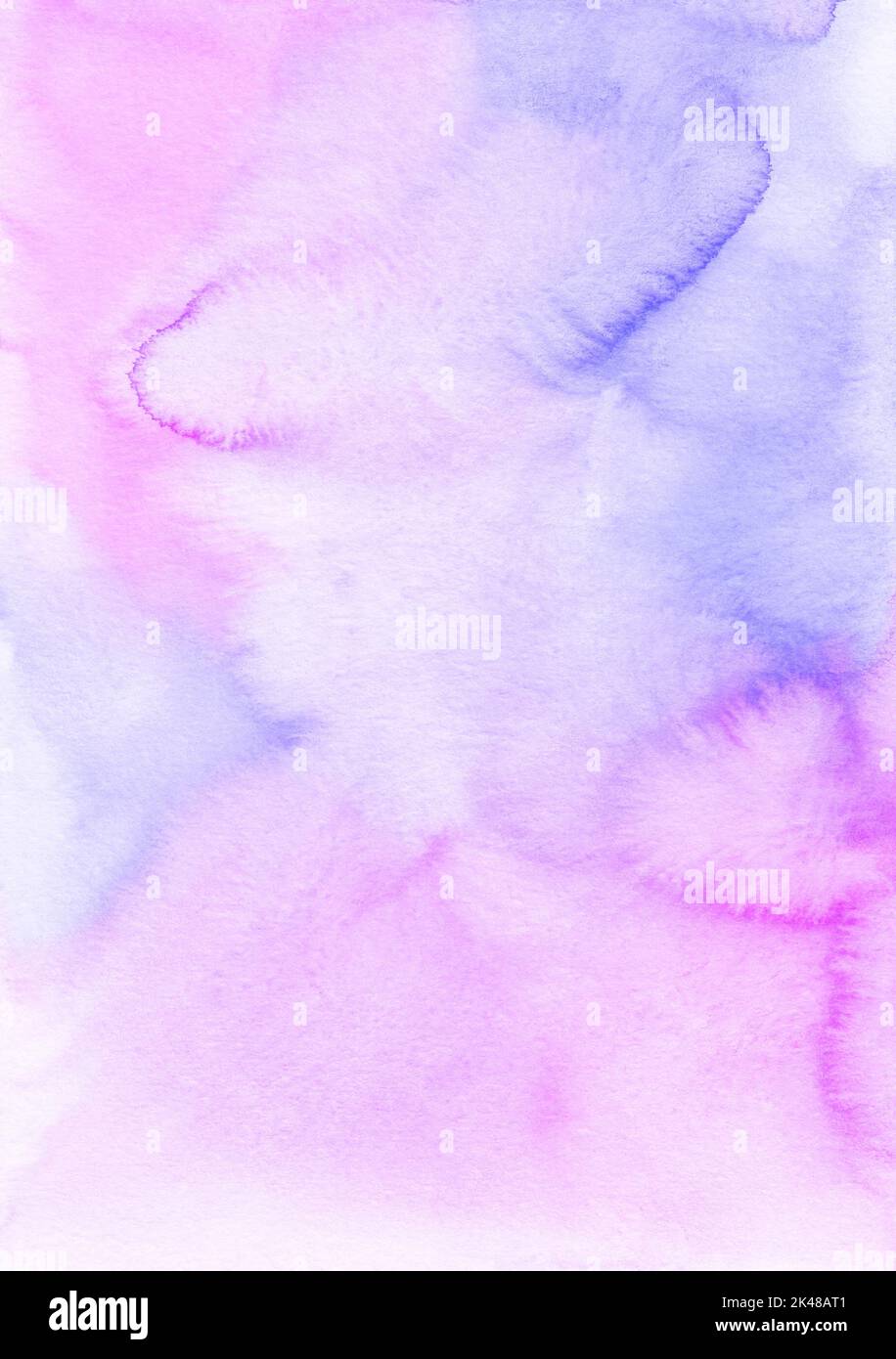 Watercolor pastel pink and purple background texture. Light fuchsia and ...