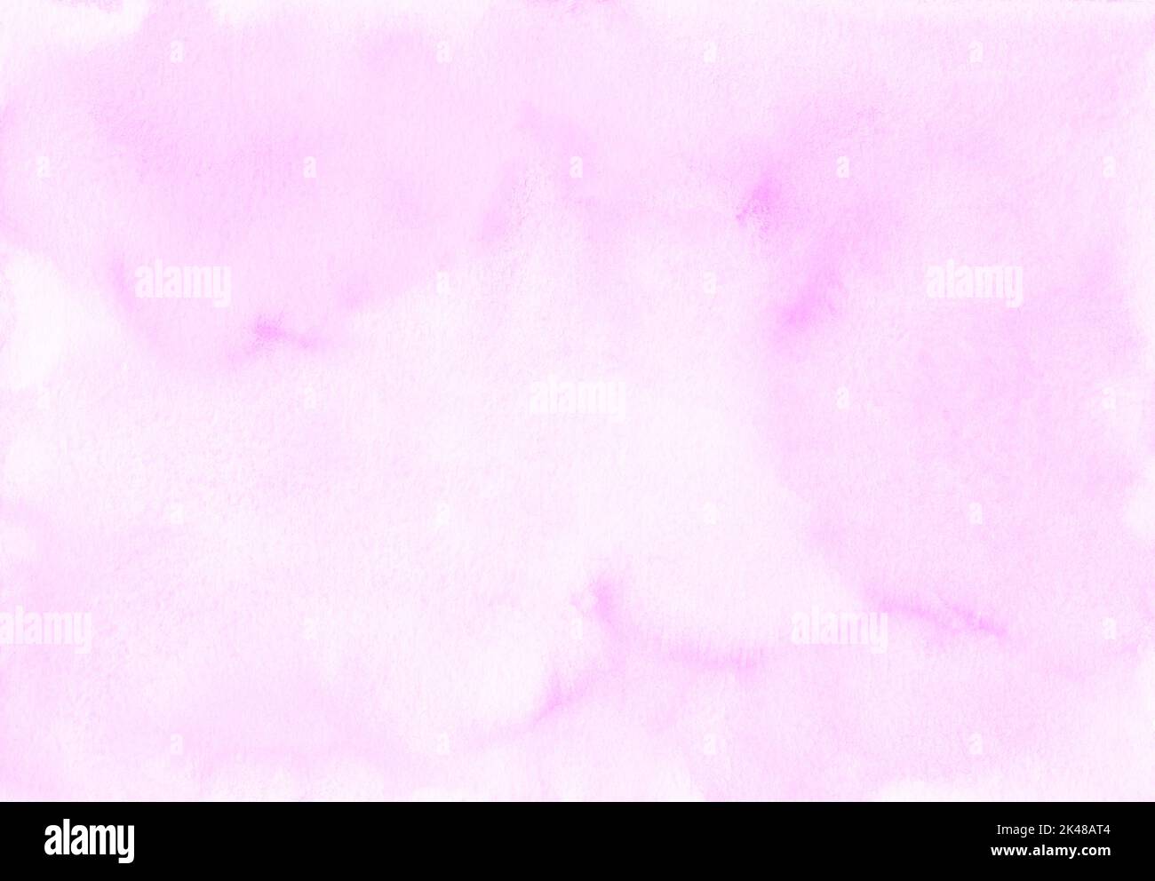 Watercolor pastel soft pink background texture. Light fuchsia stains on ...