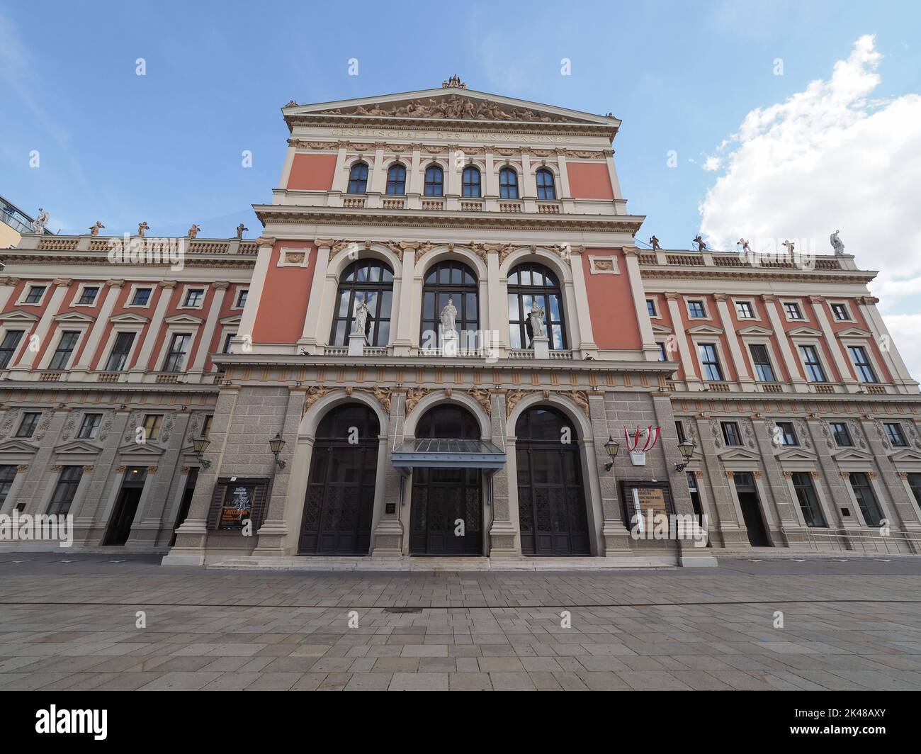 VIENNA, AUSTRIA - CIRCA SEPTEMBER 2022: Wiener Musikverein translation ...
