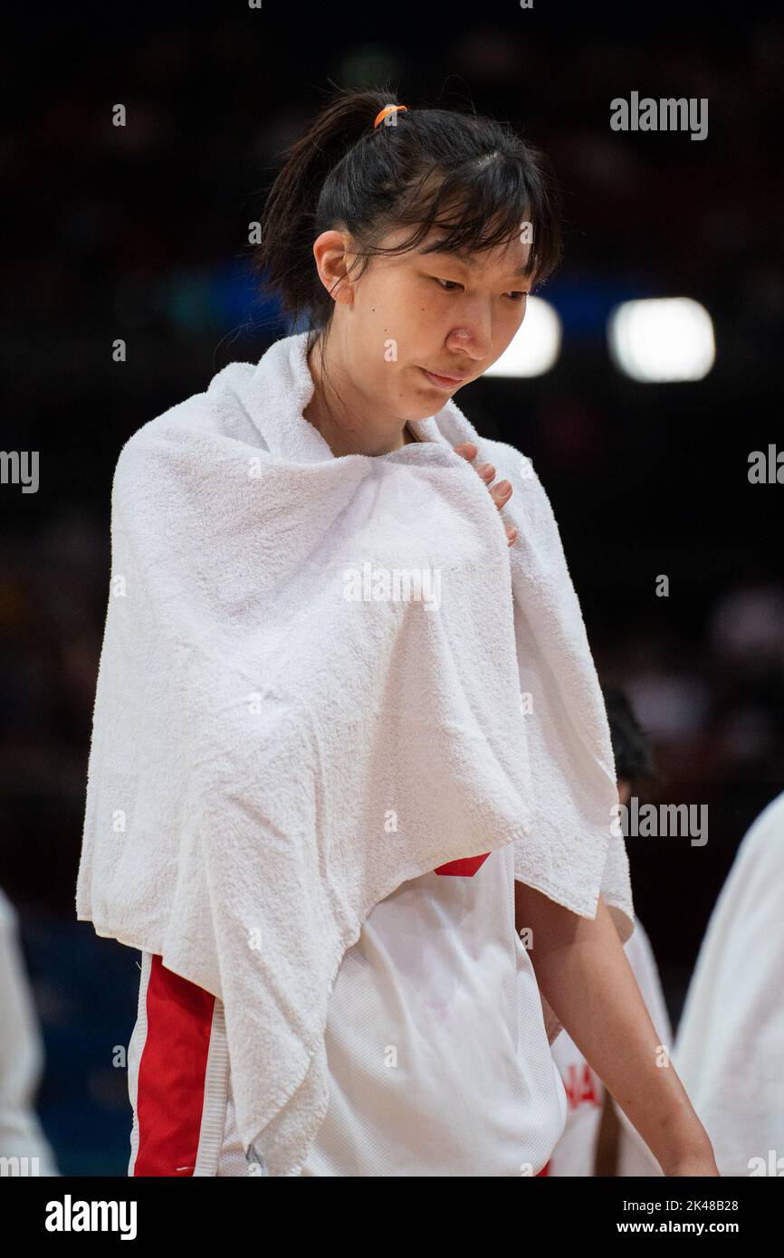 Sydney, Australia. 01st Oct, 2022. Han Xu (15 China) looks on during ...