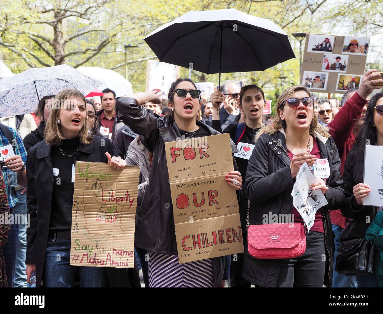 Canberra, Australia. 01st Oct, 2022. Freedom For Iran rally in Canberra ...