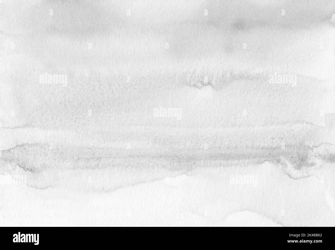 Watercolor light gray background. Hand painted black and white texture ...
