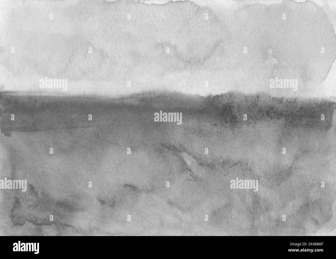 Watercolor calm gray background texture, hand painted. Artistic black ...