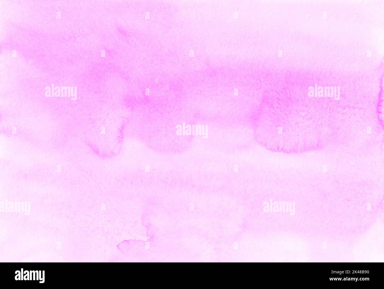 Watercolor pastel pink background texture. Light fuchsia color stains ...