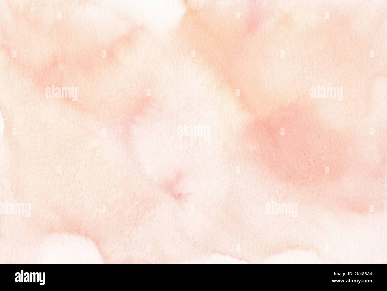 Watercolor pastel peach color background texture. Light cream color ...