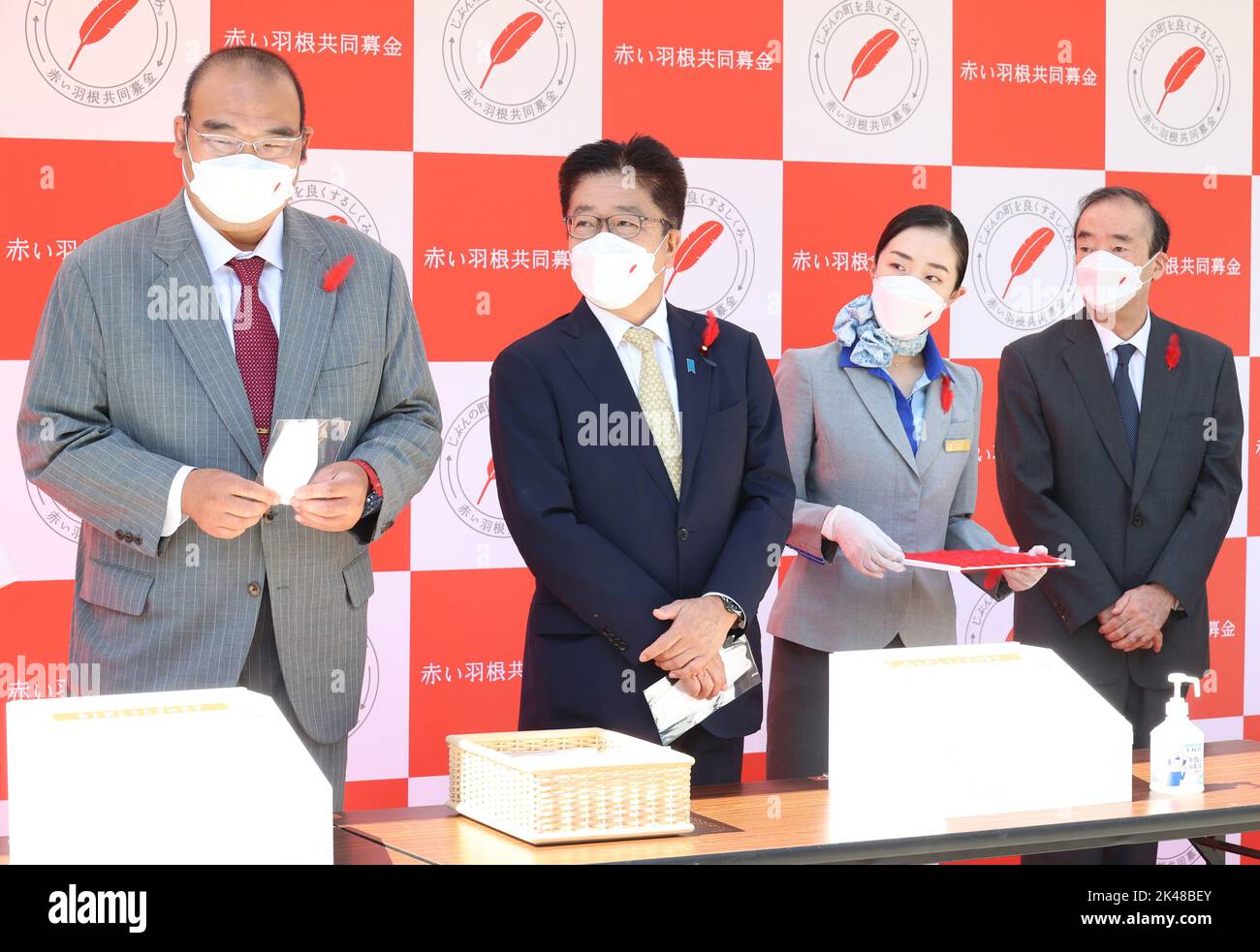 Tokyo, Japan. 1st Oct, 2022. (L-R) Sumo stable master Azumazeki (former ...