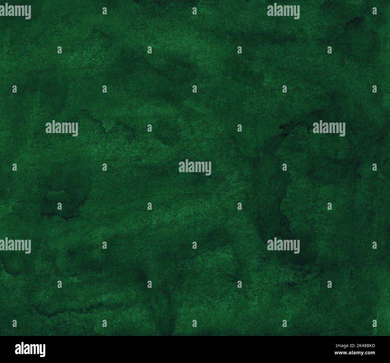 Watercolor deep green liquid background painting. Watercolour abstract ...