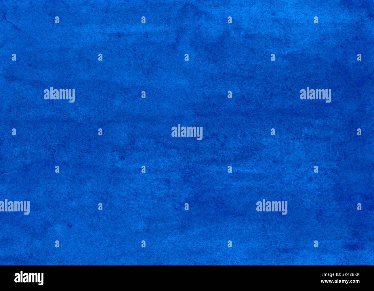 Watercolor deep blue background texture, stains on paper. Hand painted ...