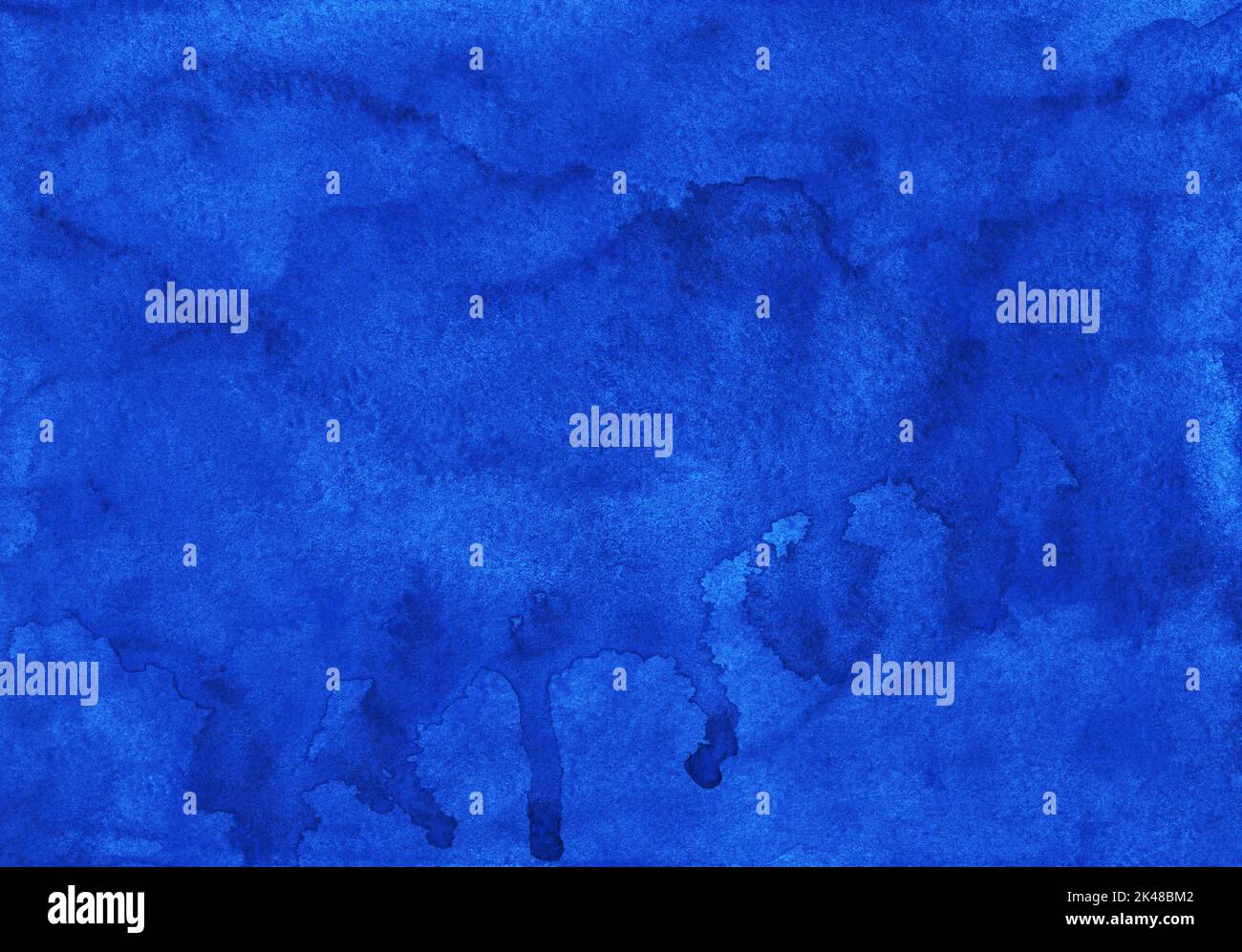 Watercolor deep blue liquid background texture. Hand painted ...
