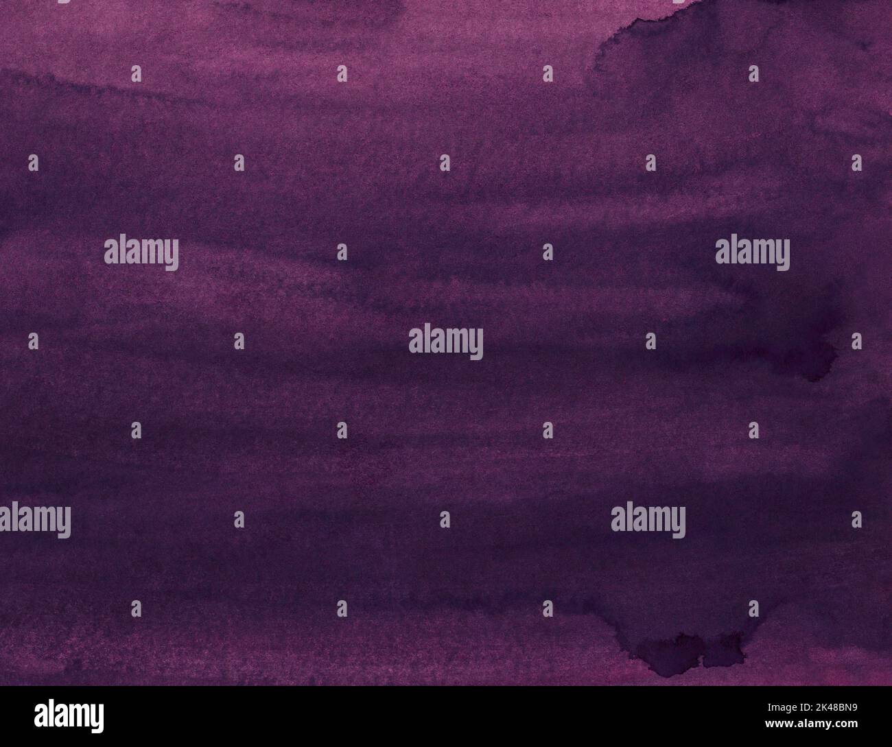 Watercolor plum purple color background. Old watercolour deep violet ...