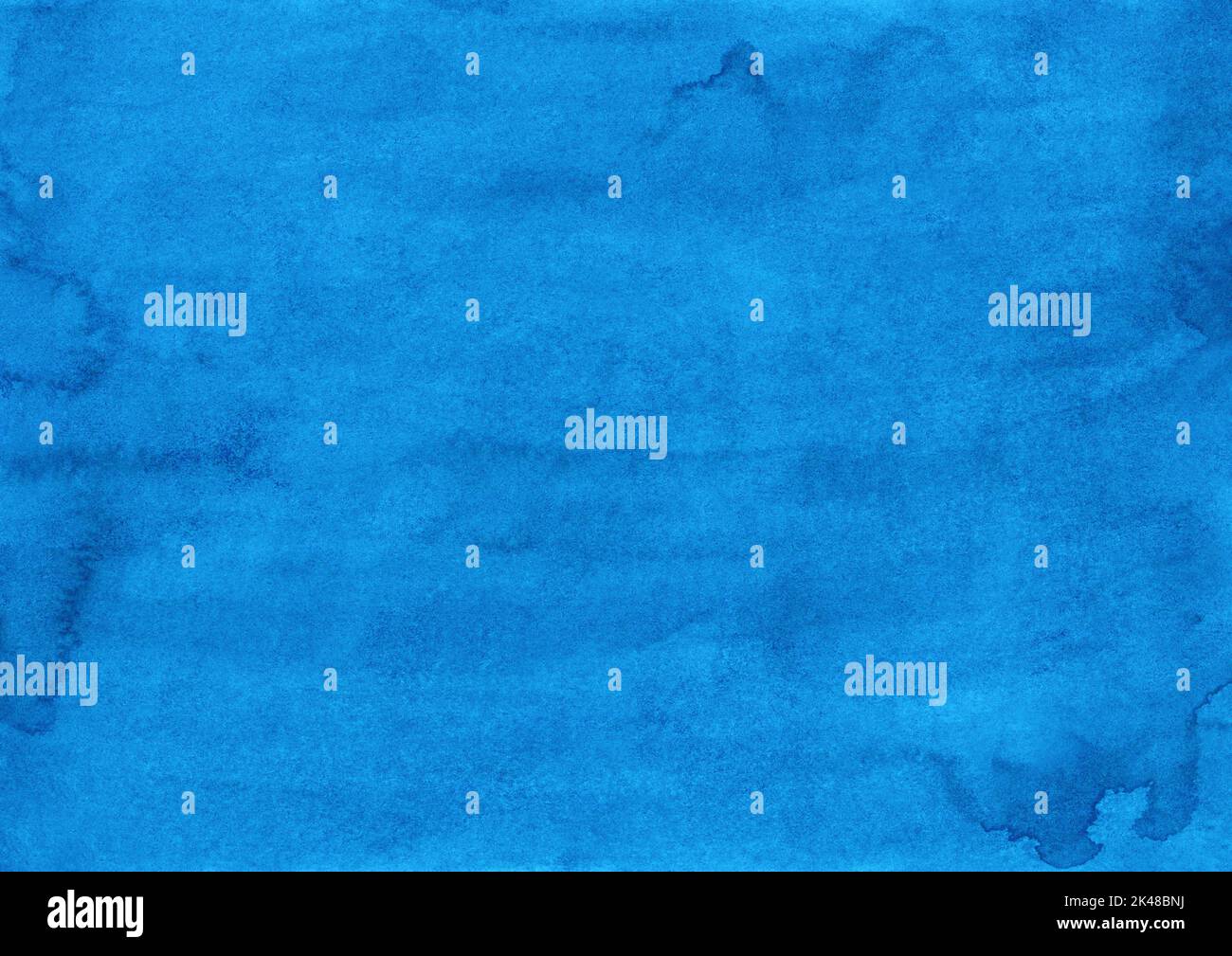 Watercolor blue background texture painting. Hand painted deep ...