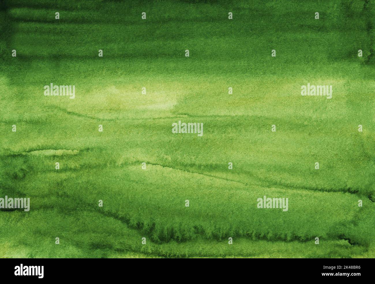 Watercolor green background texture hand painted. Watercolour abstract ...